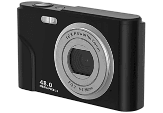 Cámara compacta - Cámara digital de 48 MP, HD 1080p y Zoom 16x INF, 48 ...