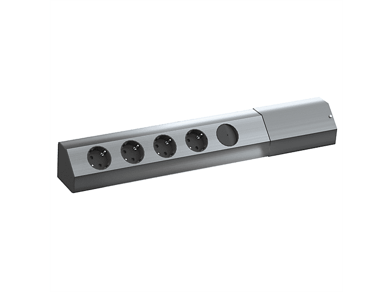 BACHMANN CASIA 4x geaard stopcontact, schakelaar Surface-mounted unit ...