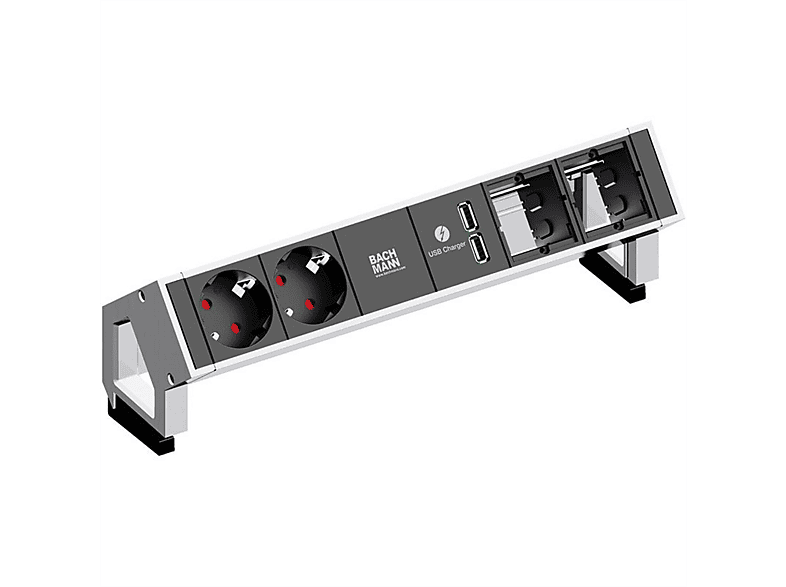 BACHMANN DESK2 2x geaard contact 2x ABD 1x USB Lader GST18 Surface ...