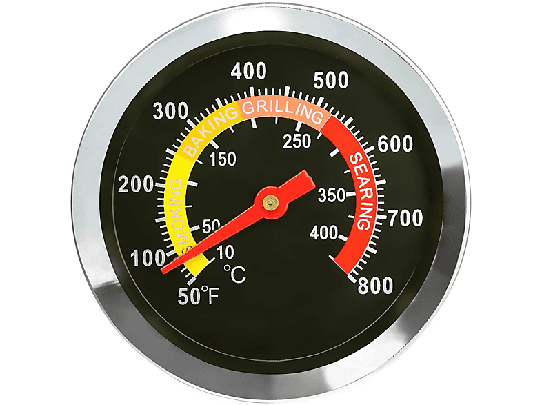 INF Analoges Bratthermometer für Grill, BBQ Koch-Thermometer, für BBQ ...