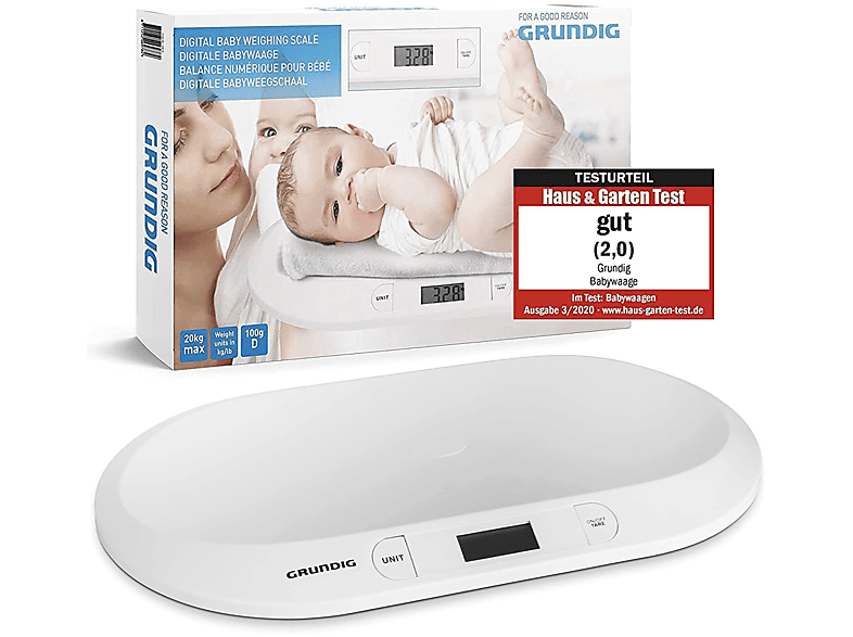 GRUNDIG Babywaage Küchenwaage (Max. Tragkraft: 20 kg | MediaMarkt