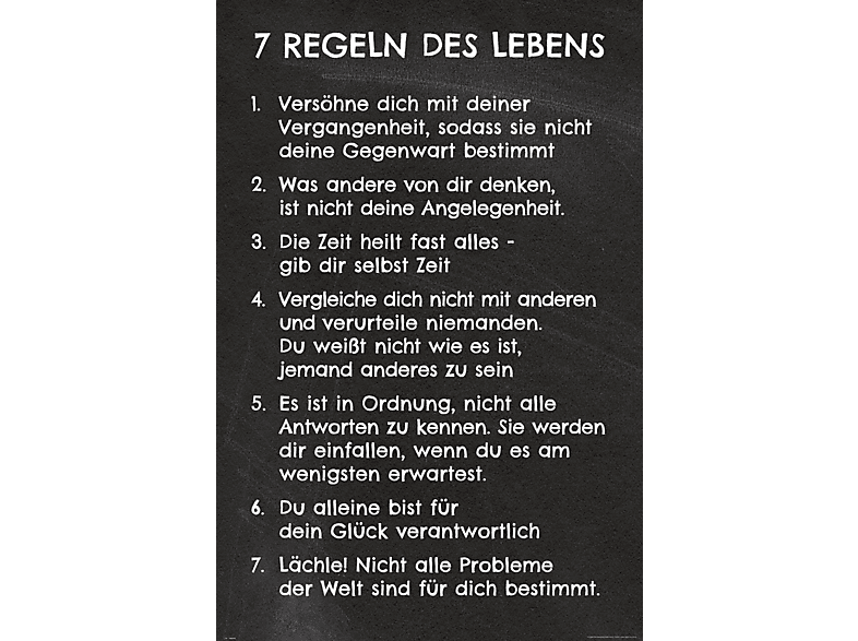 7 Regeln des Lebens - Schwarz | SATURN