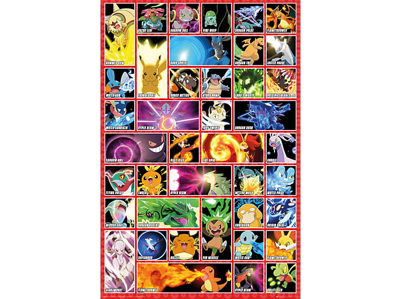 Pokemon | Pokémon - Poster - Moves | MediaMarkt