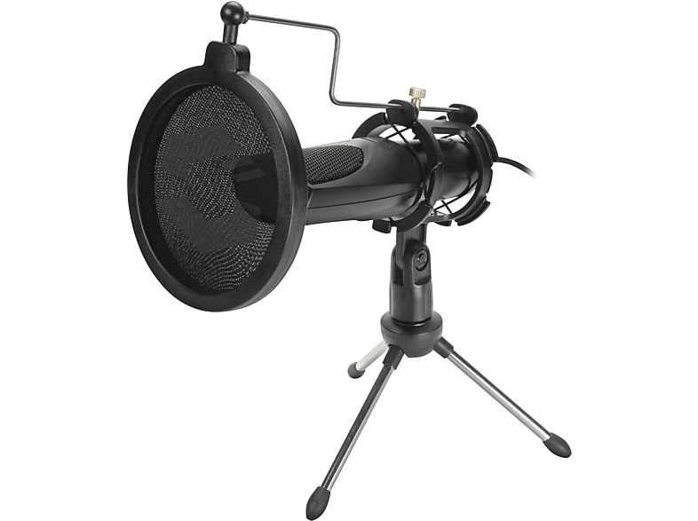 SPEEDLINK SL-800012-BK AUDIS STREAMING MICROPHONE Mikrofon, Schwarz ...
