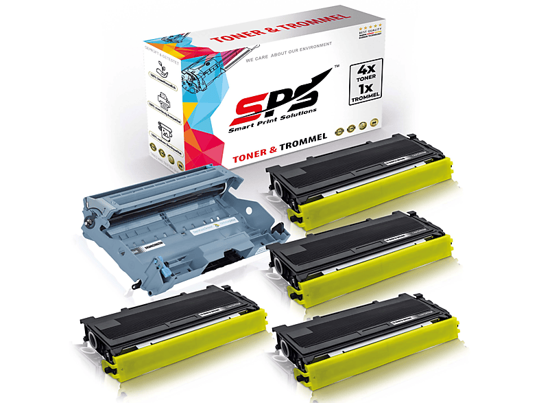 SPS EV86 Drum Unit + Toner TN2000 Toner Schwarz, DR2000 Trommel (DR2000 ...