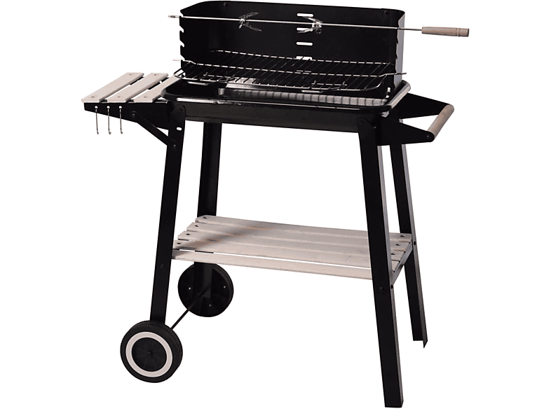 PROGARDEN 436257 Holzkohlegrill, Schwarz | MediaMarkt