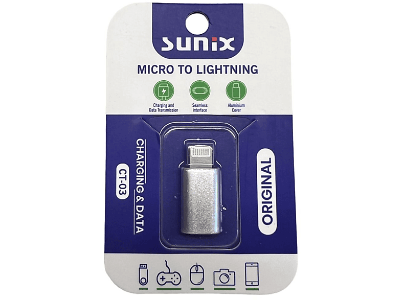 SUNIX Micro-USB auf iOS Kabeladapter | MediaMarkt