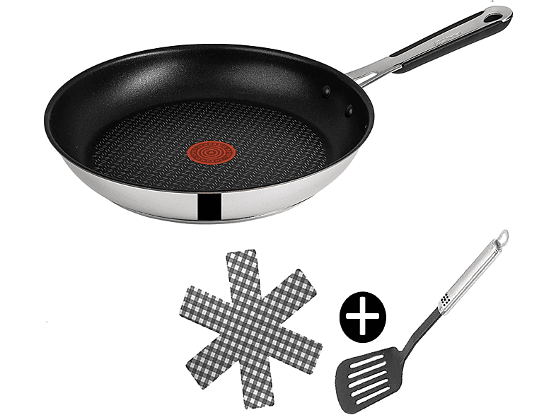 TEFAL E76 Set 3 Pfanne (Edelstahl, Beschichtung: Titanium, 26 cm) | SATURN