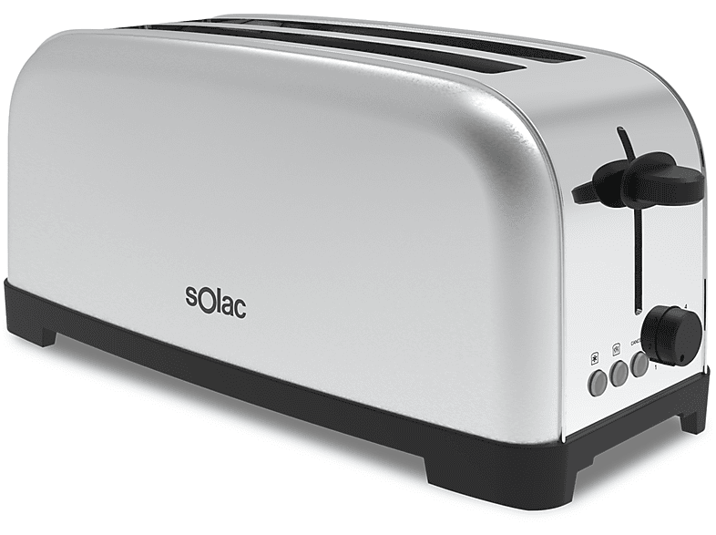 SOLAC Tostadora Ye-Yé Toaster Silber (1400 Watt, Schlitze: 2) | MediaMarkt