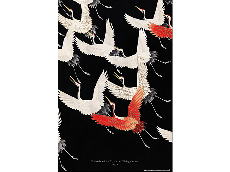 Japan | Poster - Flying Cranes | MediaMarkt