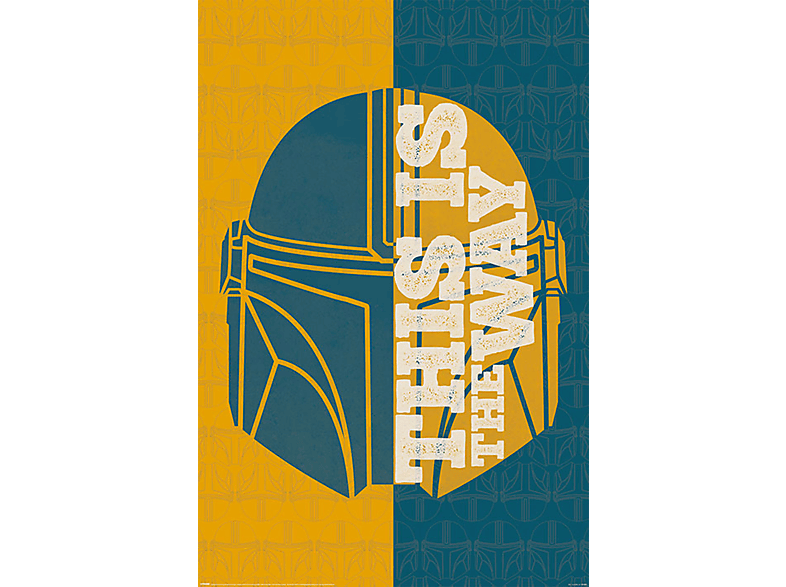 Star Wars | Poster - The Mandalorian - Half/Half | SATURN
