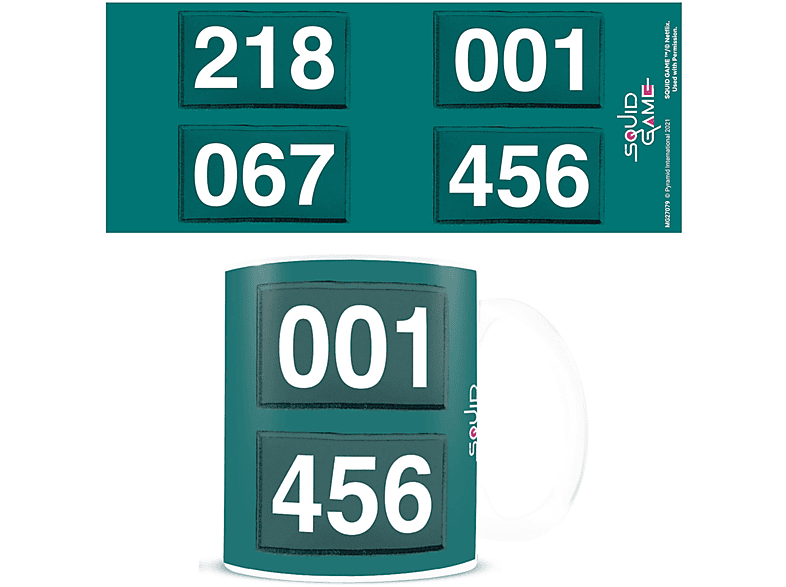 Squid Game | Lizenz Tassen - Numbers | MediaMarkt