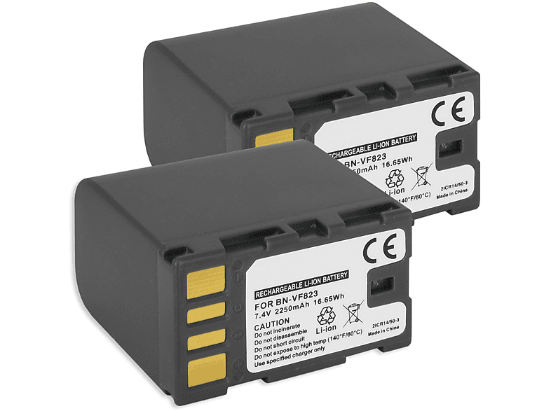MTB MORE ENERGY 2x Akku für JVC BN-VF823 (mit Infochip) BN-VF823 Akku, Li-Ion, 2250 mAh | MediaMarkt