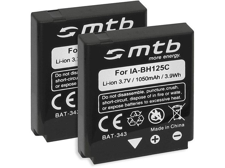MTB MORE ENERGY 2x BAT-343 BH125C Akku, Li-Ion, 1050 mAh | MediaMarkt
