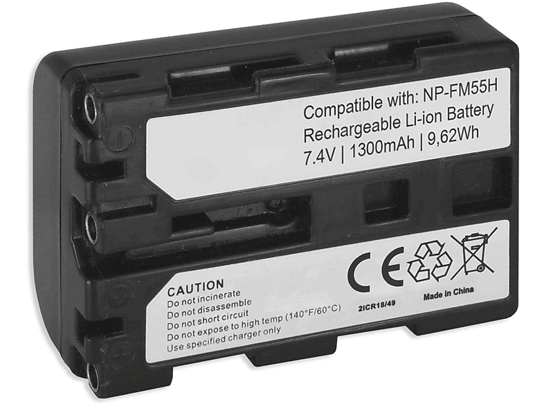 MTB MORE ENERGY NP-FM50 / FM55H Akku für Sony Digitalkameras NP-FM50 Akku, Li-Ion, 1300 mAh ...