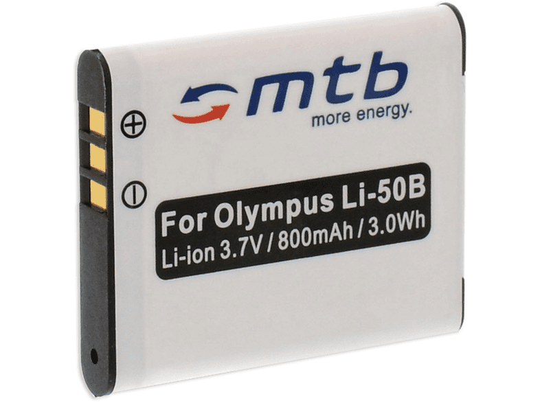 MTB MORE ENERGY Li-50b Akku für Olympus Digitalkameras Li-50b Akku, Li-Ion, 800 mAh | SATURN