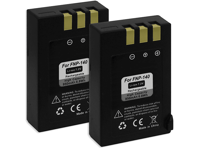 MTB MORE ENERGY 2x NP-140 Akku für Fuji Digitalkameras NP-140 Akku, Li-Ion, 1000 mAh | SATURN