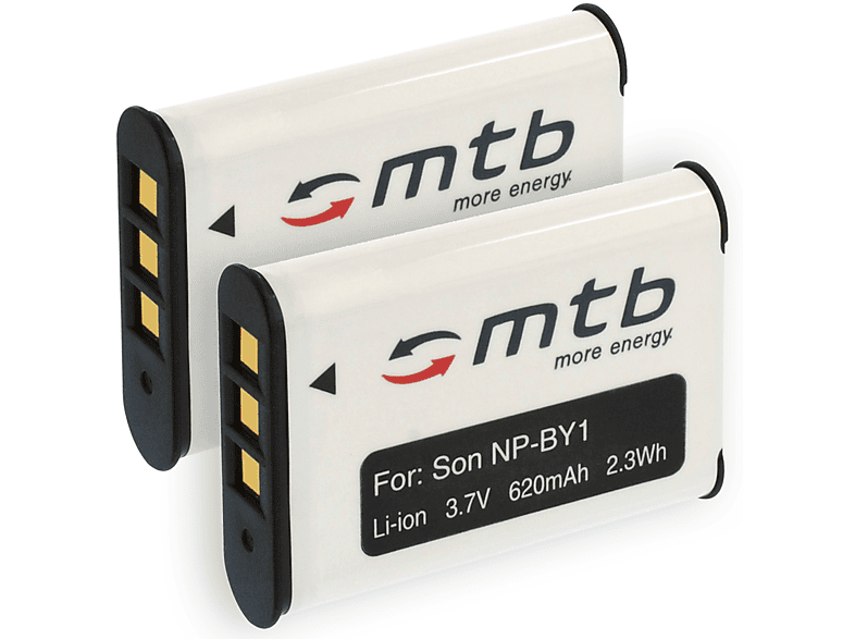 MTB MORE ENERGY 2x BAT-427 NP-BY1 Akku, Li-Ion, 620 mAh | MediaMarkt