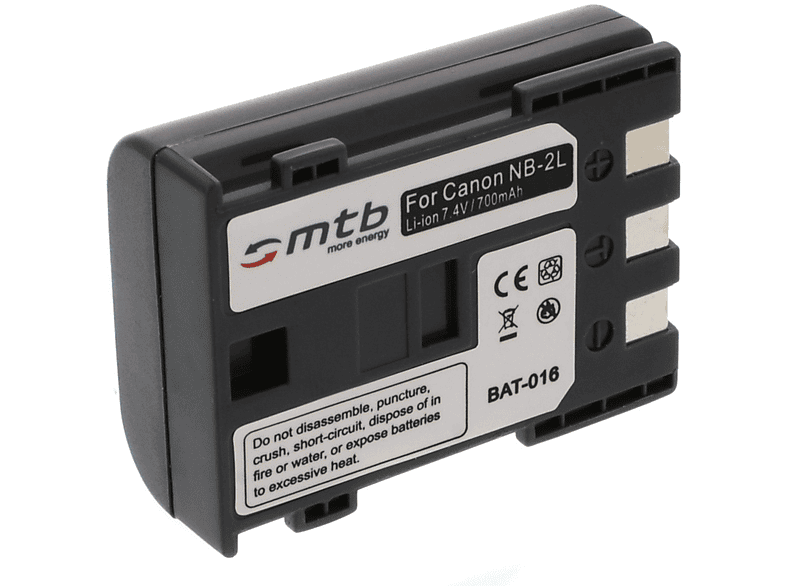 MTB MORE ENERGY NB-2L / NB-2LH kompatibler Akku für Canon NB-2L Akku, Li-Ion, 750 mAh | MediaMarkt
