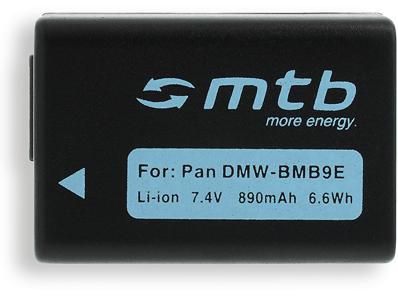 MTB MORE ENERGY DMW-BMB9E kompatibler Akku für Panasonic DMW-BMB9 Akku, Li-Ion, 890 mAh | MediaMarkt