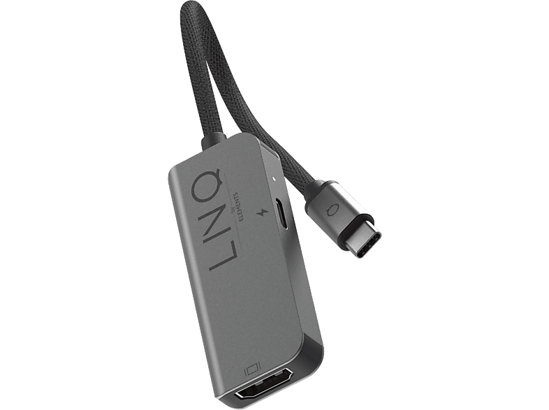 LINQ 2-in-1, USB-C Hub, Black, Grey | MediaMarkt