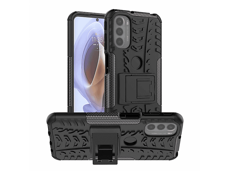 CASEONLINE 2i1, Backcover, Motorola, moto G31, Schwarz | MediaMarkt