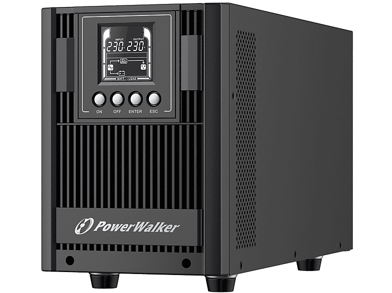 POWERWALKER VFI 2000 AT | 1800W Online USV Anlage, Schwarz | MediaMarkt