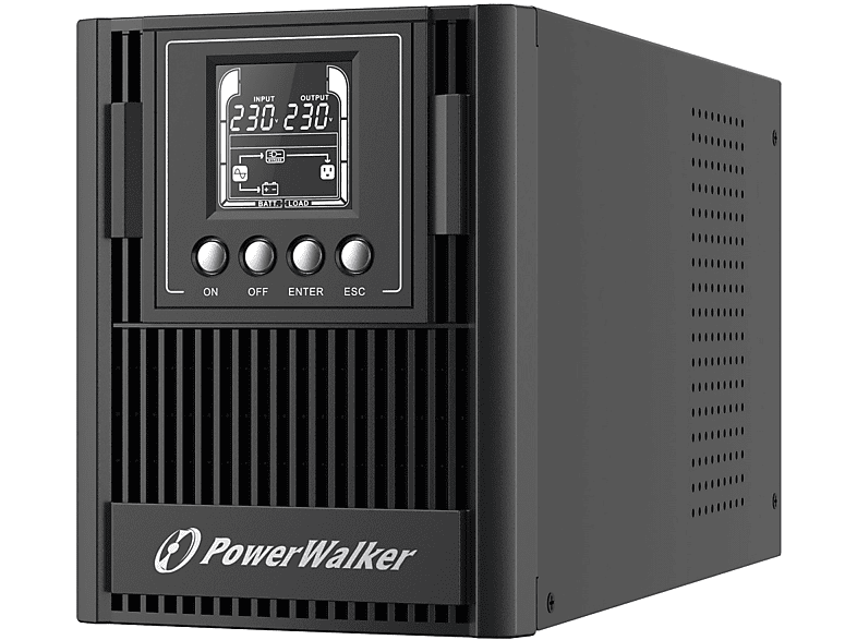 POWERWALKER VFI 1000 AT | 900W Online USV Anlage, Schwarz | MediaMarkt
