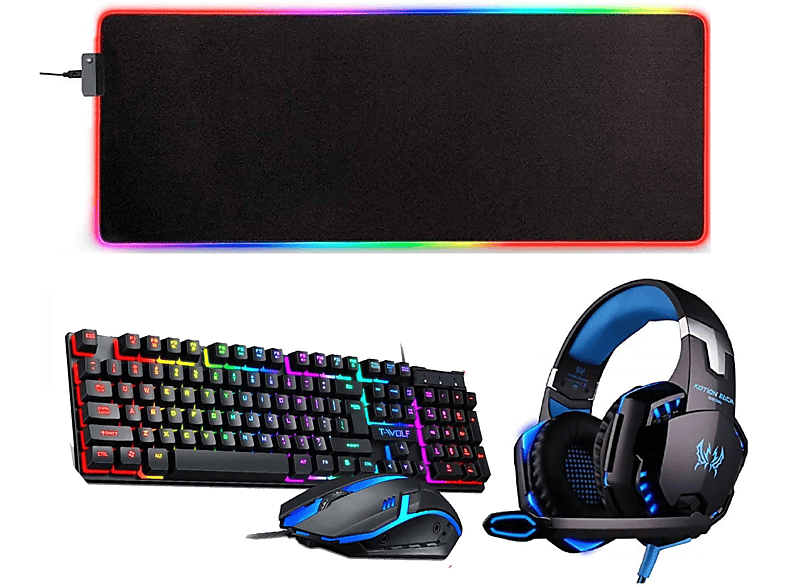 Pack Gaming - KLACK PGAMING, Por cable, Negro | MediaMarkt