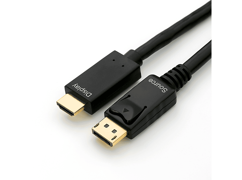 CSL DisplayPort Kabel, 3m HDMI Kabel, schwarz | SATURN