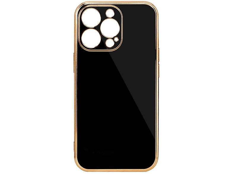 COFI Lighting Color Case, Backcover, Apple, iPhone 13, Schwarz-Gold ...