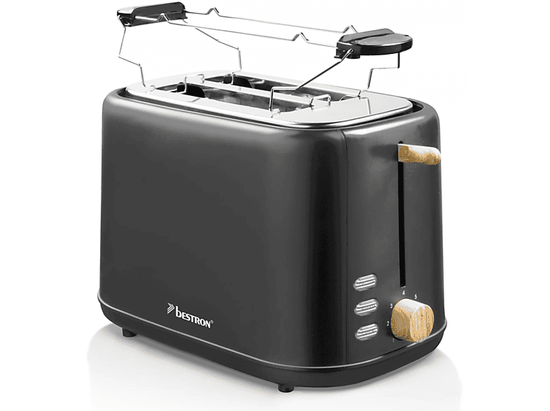 BESTRON 441209 Toaster Schwarz (800 Watt, Schlitze: 1) | MediaMarkt