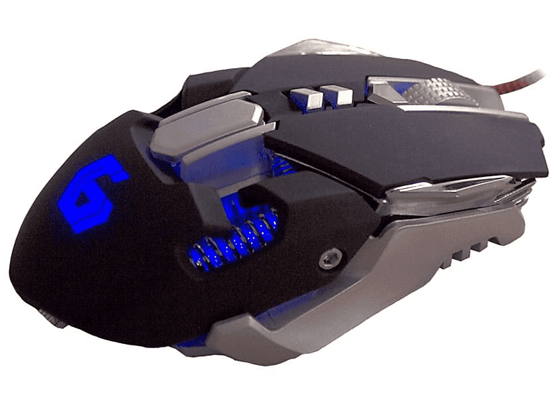 GEMBIRD Mechwarrior RGB Gaming Maus, Schwarz | MediaMarkt