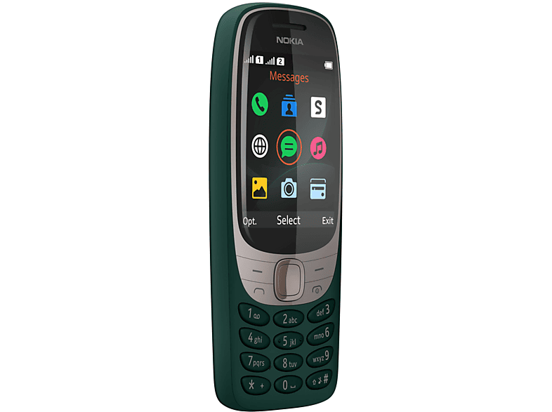 Móvil - NOKIA NO6310DS-GR, Verde, 16 MB, 1150 mAh | MediaMarkt