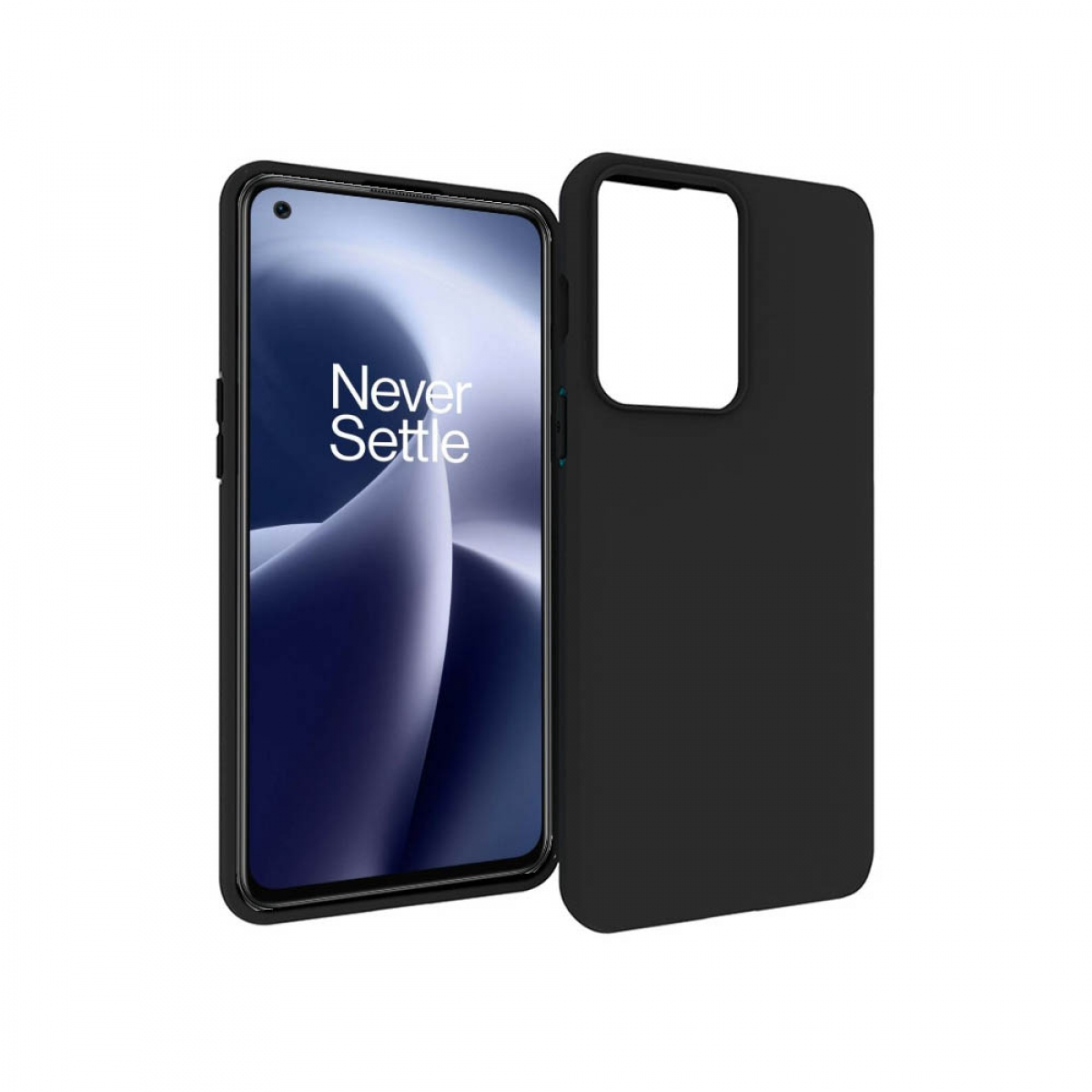 CASEONLINE Matt, Backcover, OnePlus, Nord 2T 5G, Schwarz | MediaMarkt