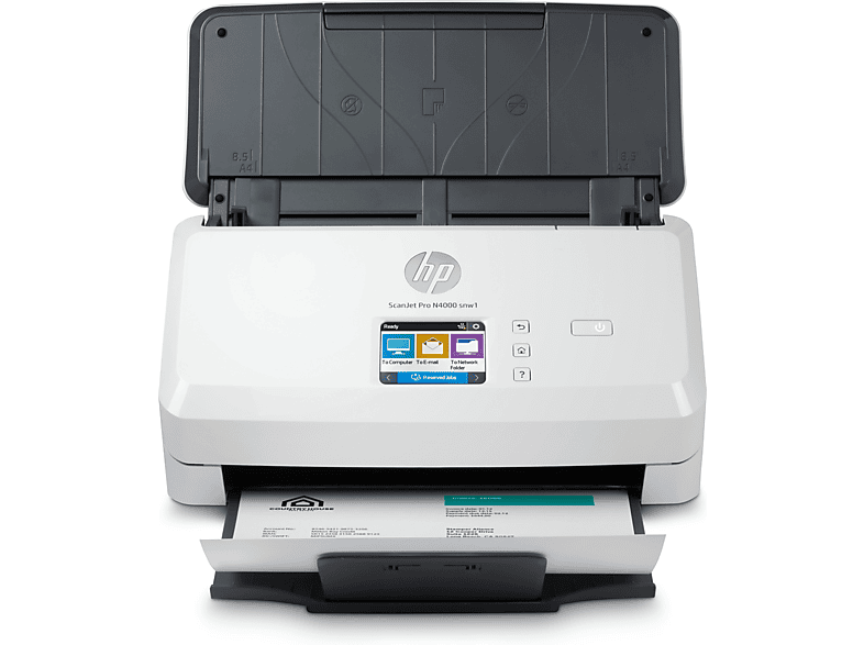 Skaner HP Scanjet Pro N4000 snw1 Sheet-feed Scanner Czarny, Biały ...