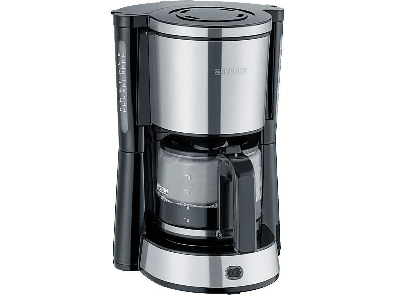 Cafetera de goteo | SEVERIN KA 4823, 1000 W, 1,25 l, 10 tazas, Gris ...