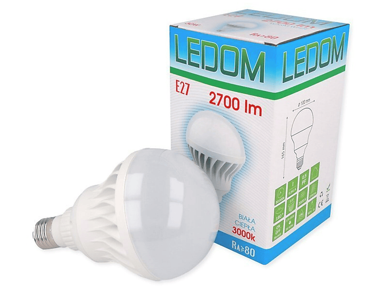 LED LINE 10x E27 30W LED 2700 lm Ceramic LED Leuchtmittel Warmweiß | SATURN