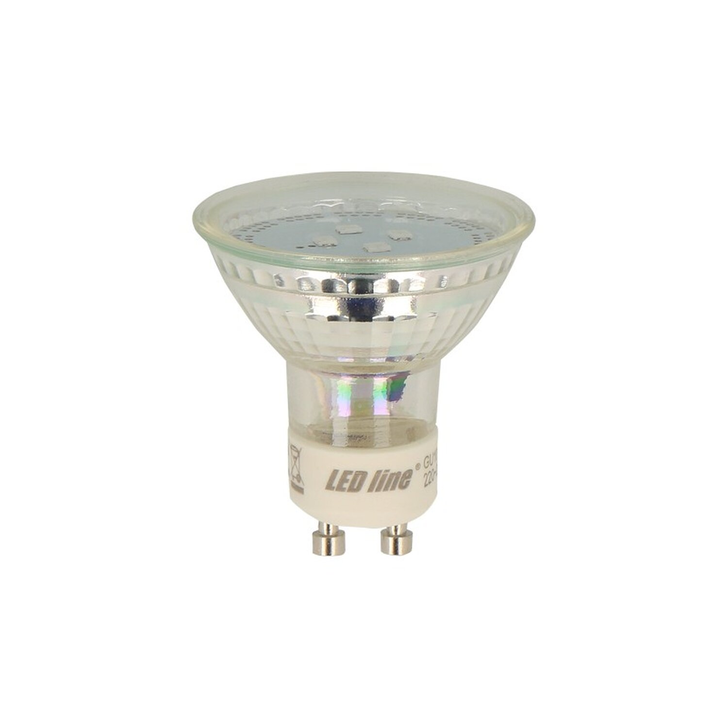 LED LINE 1x GU10 1W 120° SMD 80 Lumen LED Leuchtmittel GU10 Neutralweiß ...
