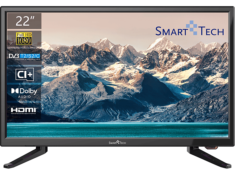 SMART TECH 22 Zoll Non Smart TV 22FN919D LED TV (Flat, 22 Zoll / 56 cm ...