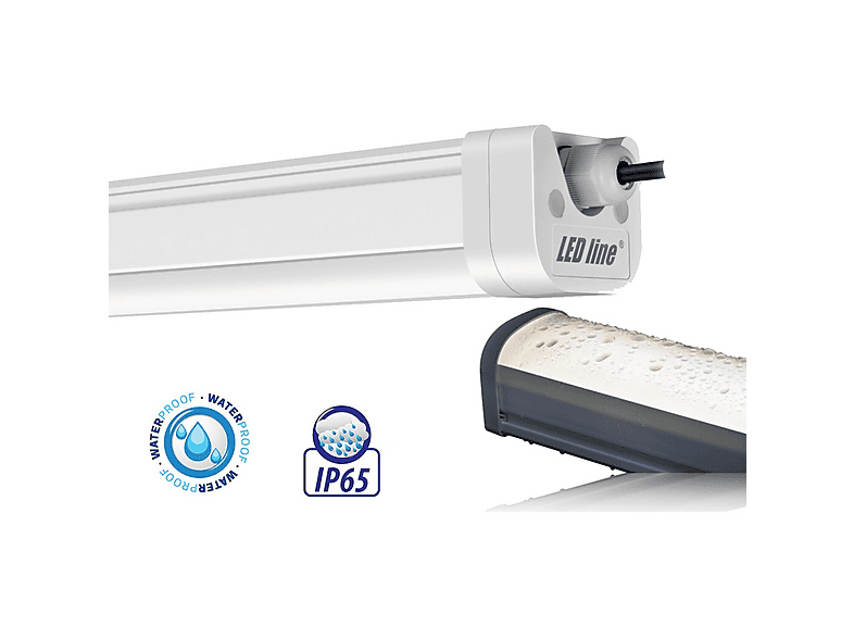 LED LINE 60W LED 150cm IP65 6000 lm LED Leuchtmittel Neutralweiß | SATURN