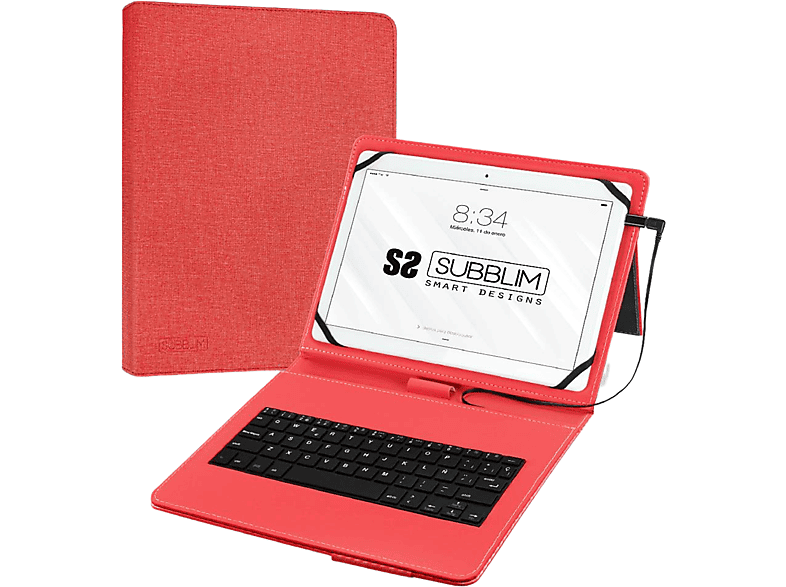 Funda con teclado | SUBBLIM Micro USB - USB C Pro, Para Apple, Lenovo ...