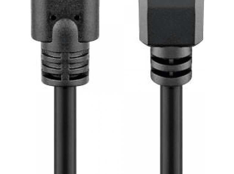 GOOBAY 67985 USB-C/B 2.0 SCHWARZ 1.0M USB-C™ auf B Kabel | MediaMarkt