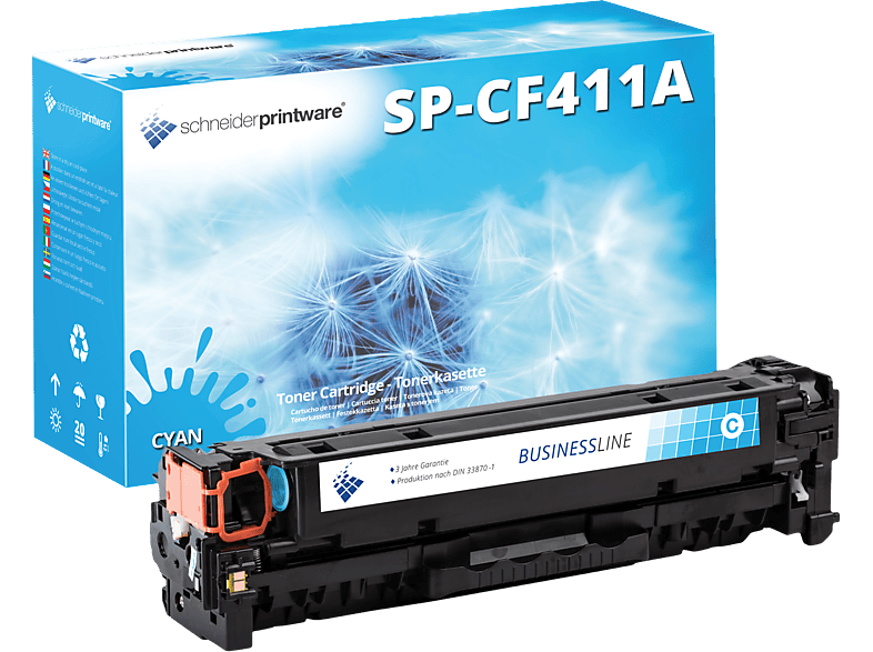SCHNEIDERPRINTWARE 411A / CF411A Toner Cartridge Cyan (CF411A) | MediaMarkt