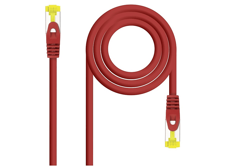 Cable de red - NANOCABLE 10.20.1901-R, Cat-6A, , Rojo | MediaMarkt