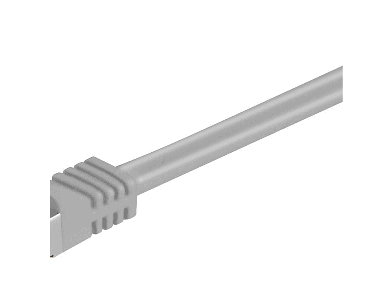 GOOBAY RJ45 Patchkabel CAT 6A S/FTP (PiMF), 500 MHz mit CAT 7 Rohkabel, Grau, Netzwerkkabel, 5 ...