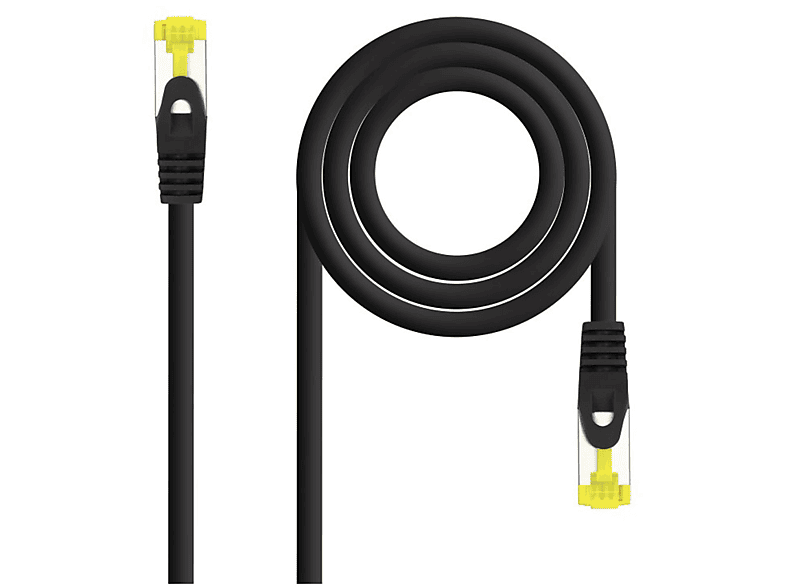 Cable de red - NANOCABLE 10.20.1901-BK, Cat-6A, , Negro | MediaMarkt