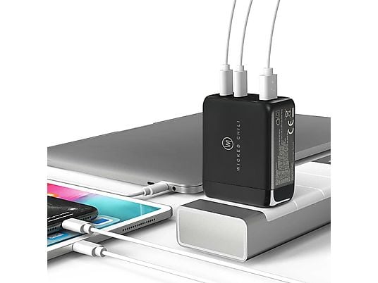 WICKED CHILI 65W GaN USB-C Netzteil für MacBook Pro / Air, iPhone ... WICKED CHILI 65W GaN USB-C Netzteil für MacBook Pro / Air, iPhone ...