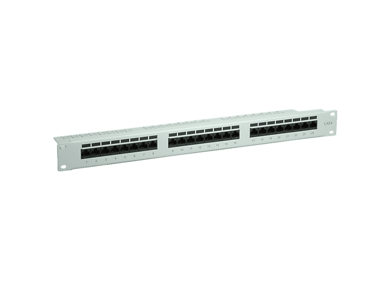 VALUE Kat.6 (Class E) 19"-Patchpanel, 24P, ungeschirmt Patchpanel Cat.6 ...