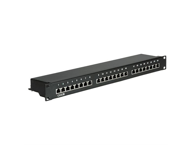 VALUE Cat.5e (Class D) 19"-Patchpanel, 24P, afgeschermd Patchpanel Cat ...